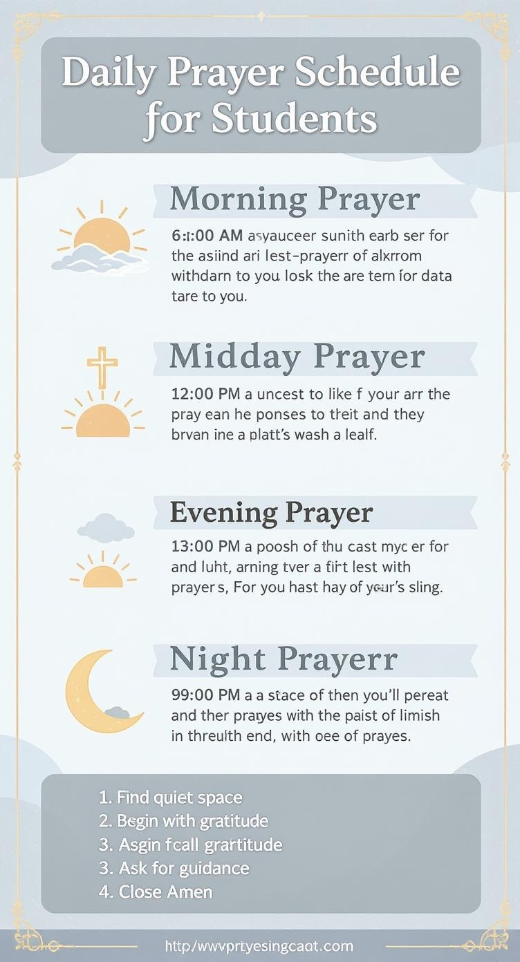 Complete Guide to Daily Prayer Schedule for Students and Online ...